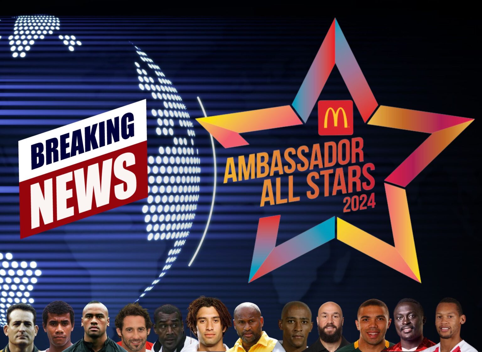 First ever McDonald's Ambassador All Stars team that will feature at ...